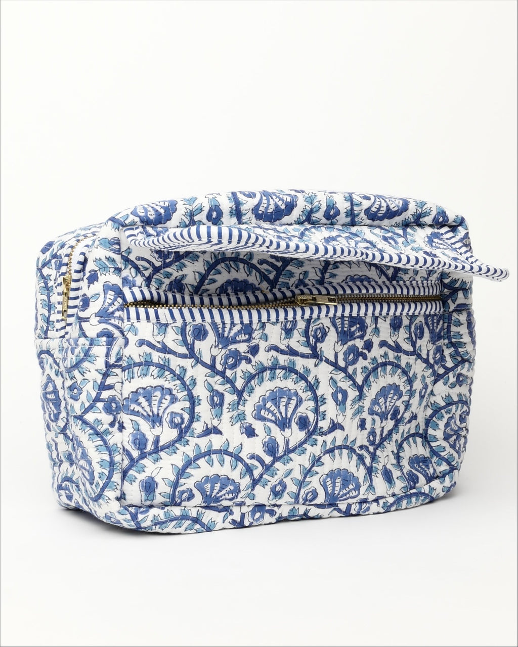 Large Wash Bag - Blue Vine – Bright Bloom