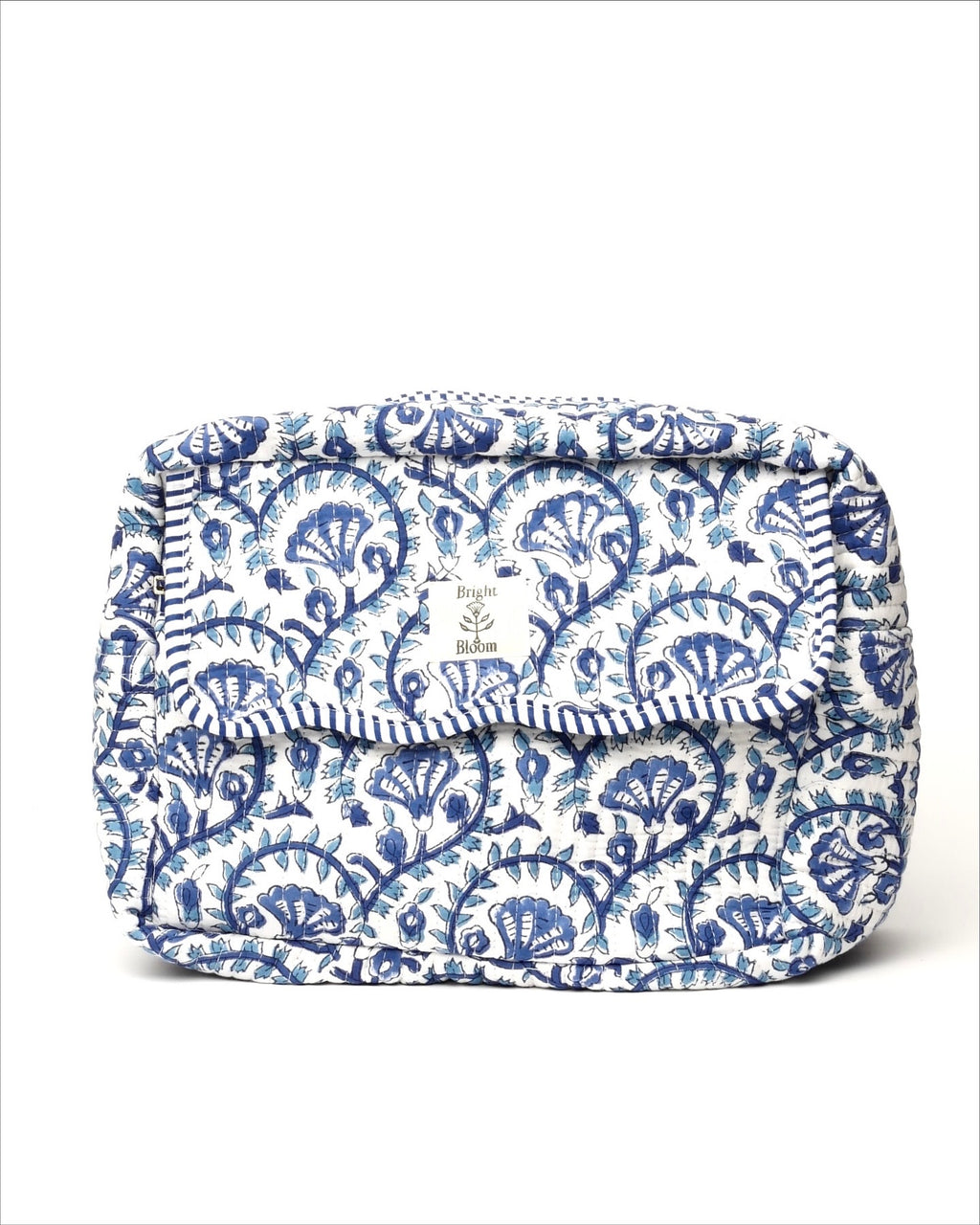 Large Wash Bag - Blue Vine – Bright Bloom